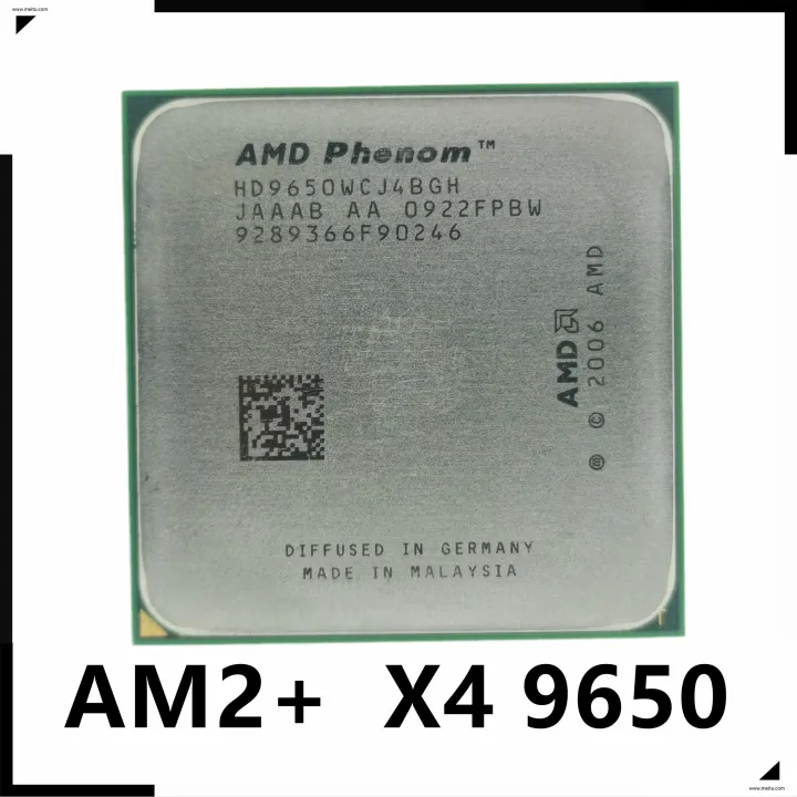 Desktop cpu phenom x4 9650 2.3ghz quad-core cpu processor hd9650wcj4bgh ...