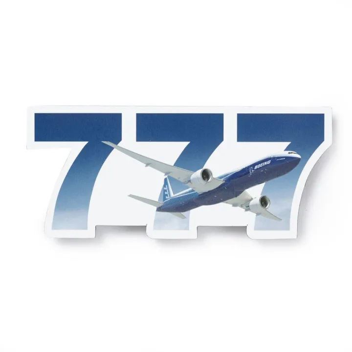 Original Boeing 777 Die-Cut Glossy Sticker | Lazada PH