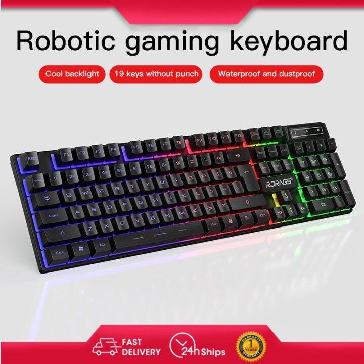 HOT (COD) jfarg77xfxi1 Niye K803 Gaming Keyboard Mechanical Feel with ...