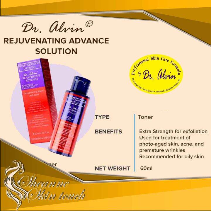 Dr.Alvin Rejuvenating Toner#5 (Advance) 60ml | Lazada PH
