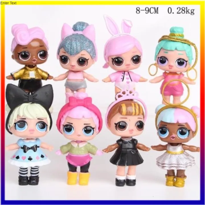 LoL Surprise โมเดล ตุ๊กตา LOL เซท 8 ตัว แถมเครื่องประดับ ของขวัญวันเกิด | Lazada.co.th