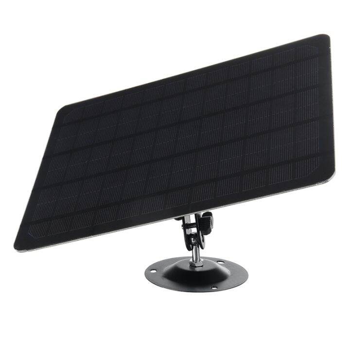 Solar Panel for Security Camera, Waterproof Solar Panel with 360 ...