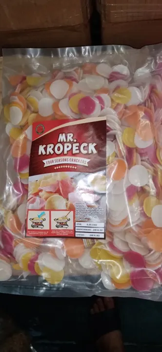 1 Kilogram Mr. Kropeck Prawn Chips 1 Kilo Prawn Crackers Ready to Fry ...