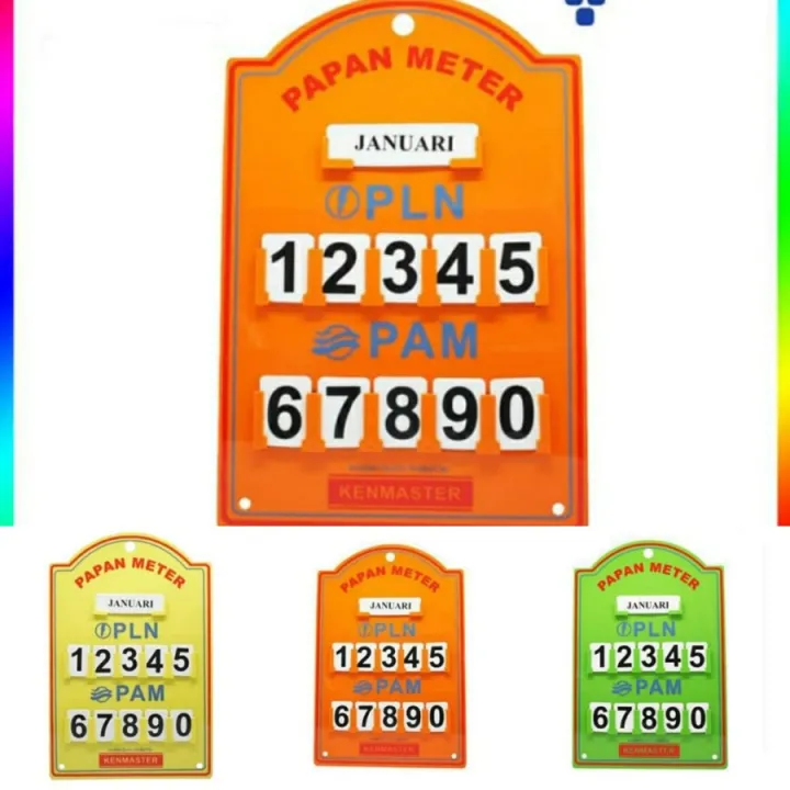 Papan Stand Meter PLN / PAM /Papan Meteran Board Pam Pln | Lazada Indonesia
