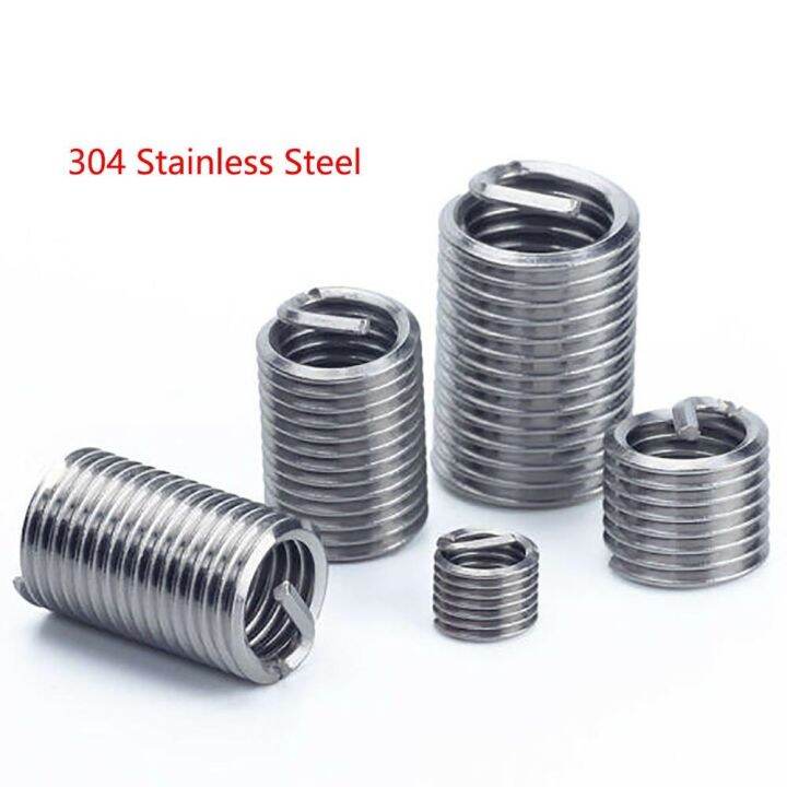 【CW】 5 50Pcs M16 304 Thread Repair Insert Wire Screw Sleeve Helicoil Fastener Accessories ...