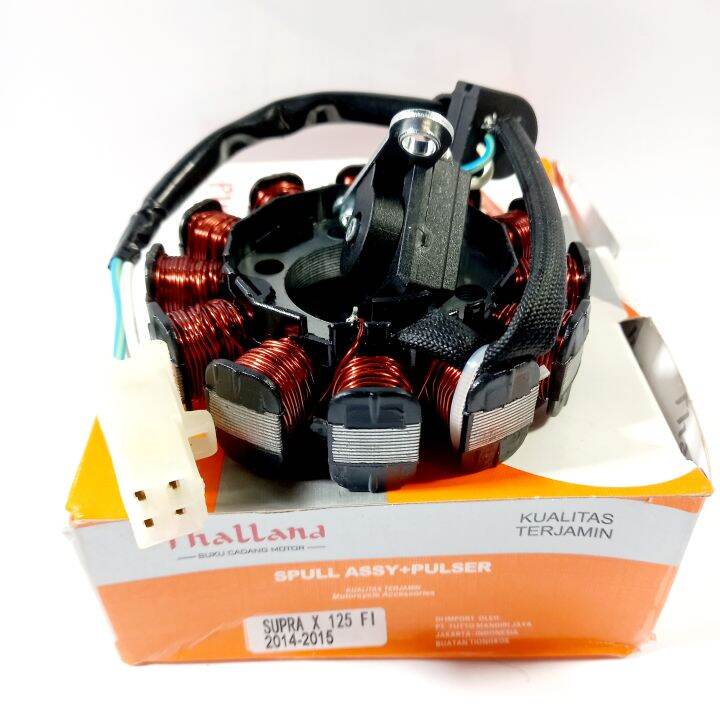 SPULL SPOOL ASSY SUPRA X 125Fi PLUS PULSER STATOR ASSY SPUL KOMPLIT SUPRA X 125 INJECTION ...