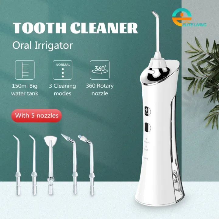 JIASHI Dental flusher Oral cleaner Water floss Electric Pulse type ...