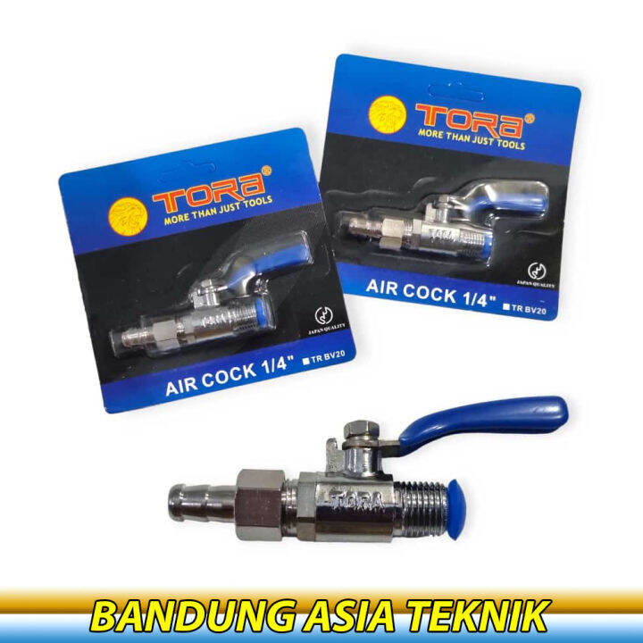 TORA Keran Angin Kompresor 1/4" / Stop Kran Angin Kompressor Ball Valve ...