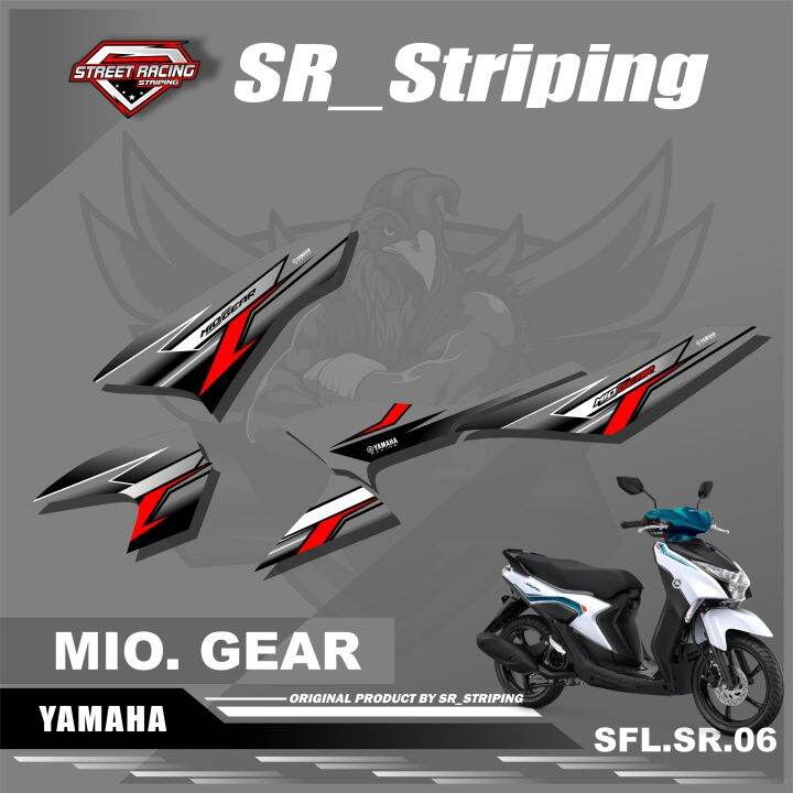 Striping Mio GEAR - Sticker Striping Variasi List Motor Mio GEAR Motif ...