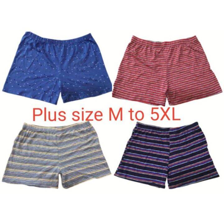 SALE 3 Pcs Cotton Boxer Shorts M to 5XL PLUS SIZE | Lazada PH