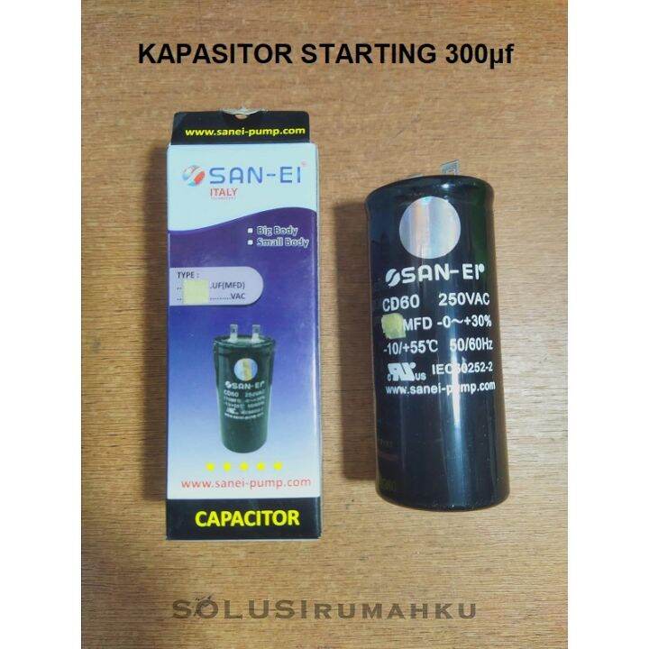 Kapasitor Starting 300 mf / Capacitor STARTING 300 uf - 250 V | Lazada ...