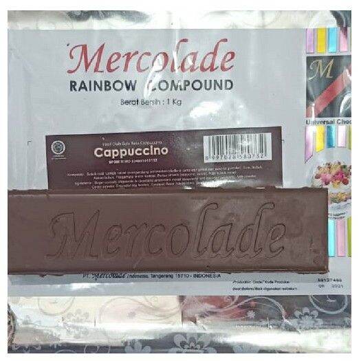 Mercolade Cappucino 165gr (1 Batang dari kemasan 1kg) Chocolate Rainbow ...