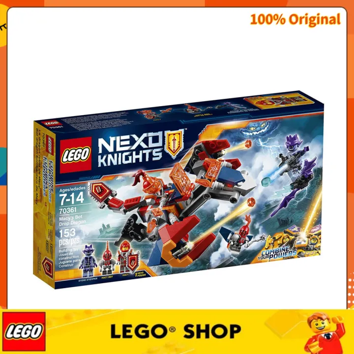 LEGO Nexo Knights Bot Drop Dragon Building Block Set 70361 (153 m ả nh ...