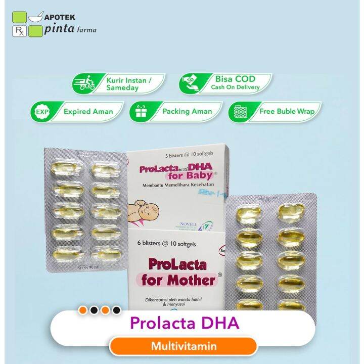 Prolacta with DHA for Baby / Prolacta for Mother 10 Kapsul | Lazada ...
