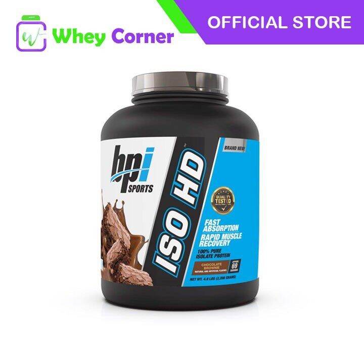 BPI SPORTS ISO HD 100% WHEY ISOLATE PROTEIN 5lbs 69servings | Lazada PH