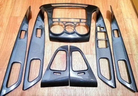 CARBON BLACK DASH BOARD DASHBOARD TOYOTA INNOVA 2004 2005 2006 2007 ...