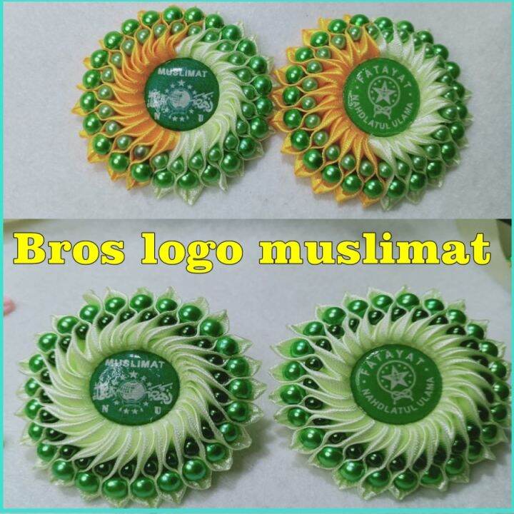 Bros Logo Muslimat / Fatayat NU model Ubur-ubur Mutiara - 01 | Lazada ...