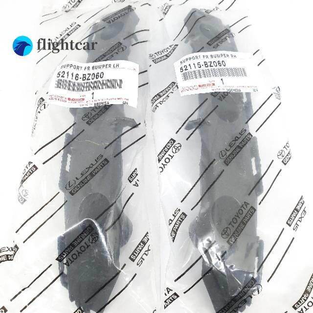flightcar Black Front Bumper Bracket Right Left Toyota Agya Ayla Model ...