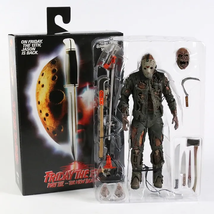 NECA Part VII A New Blood Jason Voorhees Collection หุ่นแอคชั่น PVC ...