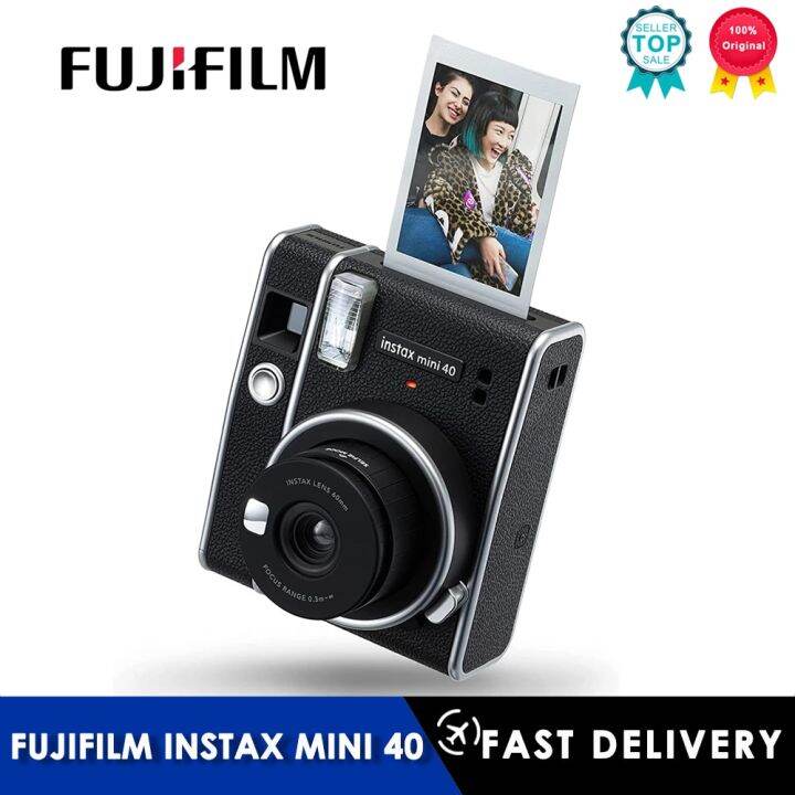 New Model Fujifilm Instax Mini 40 Instant Camera Black | Lazada PH