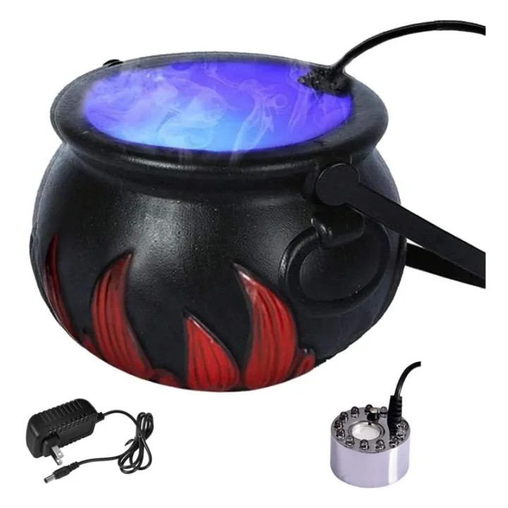Halloween Witch Cauldron Fog Maker, Smoke Machine Mist Maker Fogger ...