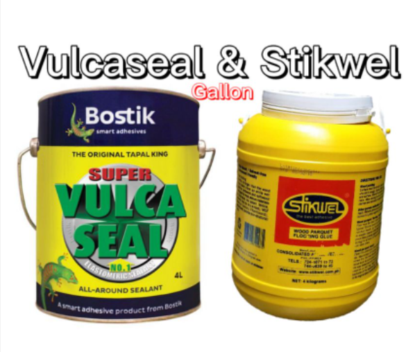 Bostik Vulcaseal & Stikwel Gallon 4 Liters All Around Sealant | Lazada PH