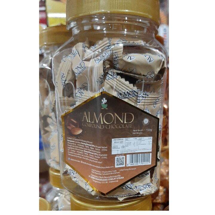 Tobelo Coklat Almond Toples cemilan coklat enak dan murah | Lazada ...