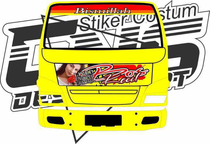 stiker decal depan truk / sticker depan truk | Lazada Indonesia
