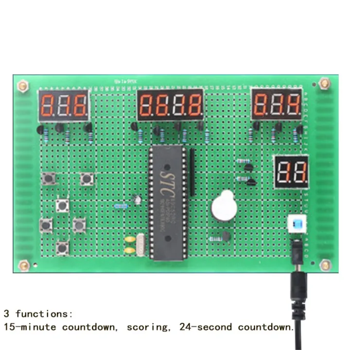 Based on 51 MCU Basketball Scorer Countdown Timer Multi-functional DIY ...