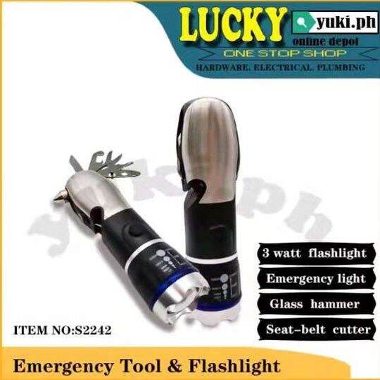AMES S2242 11 in 1 EMERGENCY MULTI-TOOL FLASHLIGHT 3WATTS | Lazada PH
