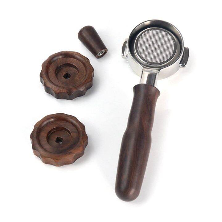 For EXPOBAR E61/Rocket Coffee Machine Solid Wood Bottomless Portafilter ...