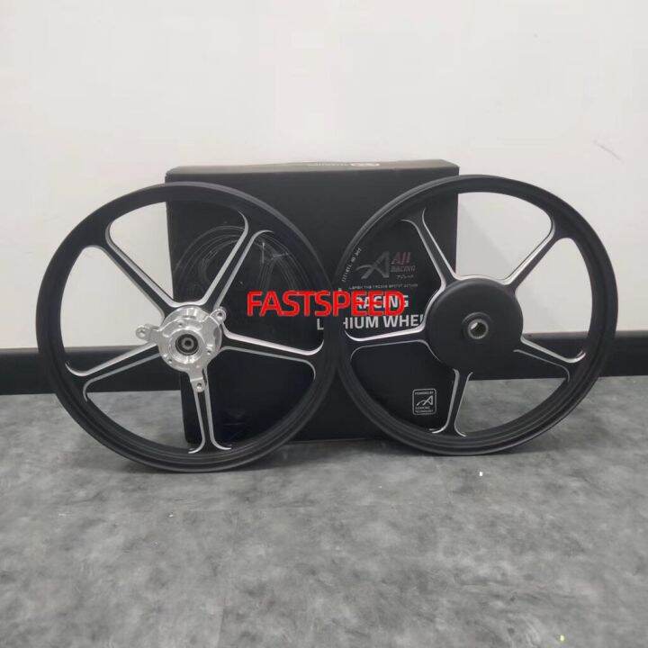 AJI FG505 NVX CNC CUSTOM HUB SPORT RIM NVX155 NVX 155 160X160 MATT BLACK AJI RACING CUSTOM MADE ...