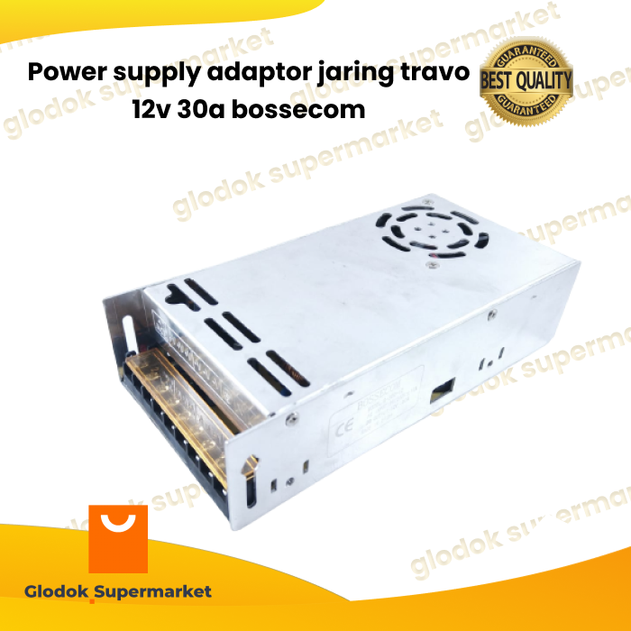 Power supply adaptor jaring travo 12v 30a bossecom | Lazada Indonesia