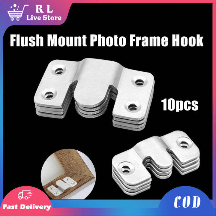 5 Pair Stainless Steel Photo Frame Hook Picture Frame Display Hanger ...