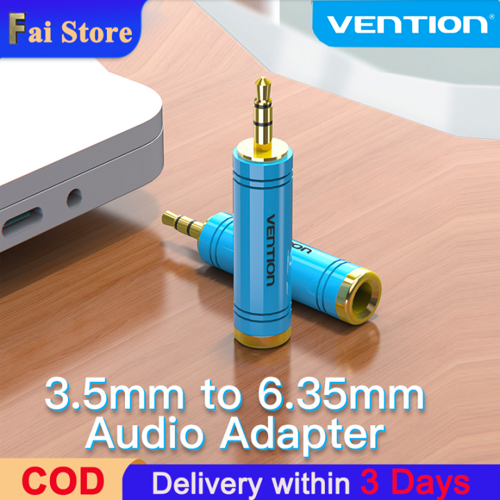 Vention Jack 3.5 to 6.35 mm Speaker Connector Audio Adapter for Speaker ...