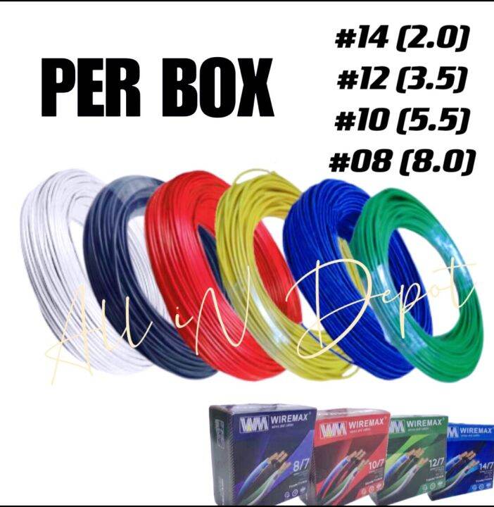 WIREMAX Stranded wires & Cable - THHN/THWN per BOX 100-150meter ...