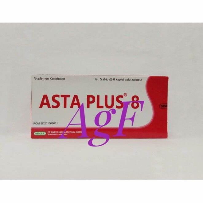 Asta Plus 8 atau Asta Plus-8 Caplet isi 30 (Simex) | Lazada Indonesia