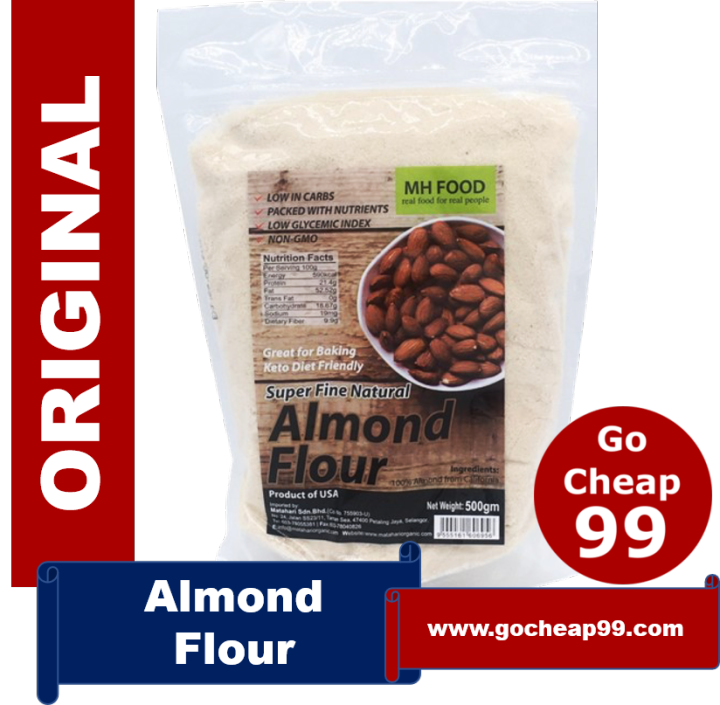 MH Food Super Fine Natural Almond Flour 500gm | Lazada