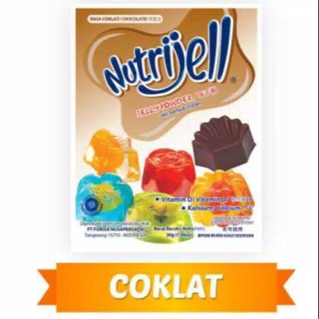 Nutrijel Jelly Powder rasa coklat 15gr X 12 / Box | Lazada Indonesia