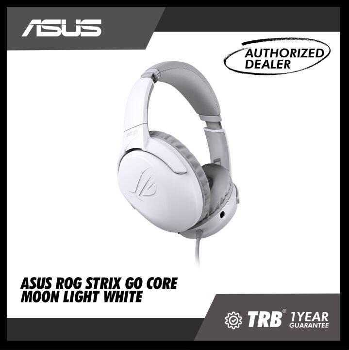 Asus ROG Strix Go Core Moon Light White Gaming Headset | Lazada PH