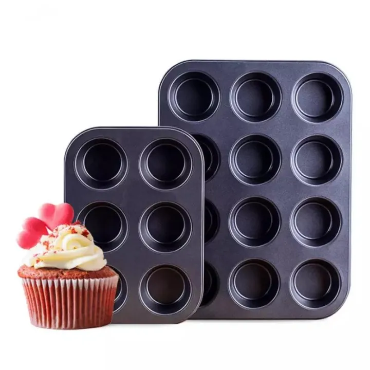 Classy Luxe 6 Holes/12 Holes Cupcake Molder Non Stick Muffin Bun ...