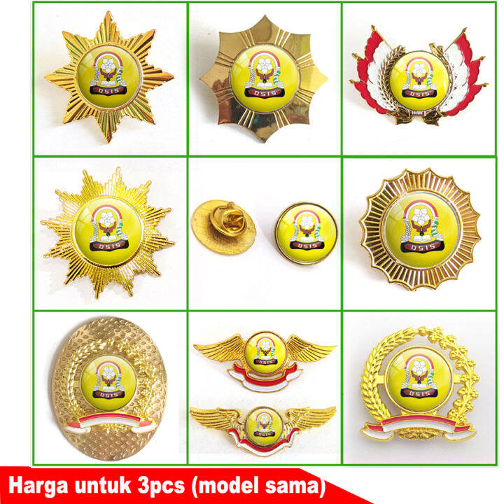 Pin OSIS Pin Bros Wing Logo OSIS SMP /3Pcs | Lazada Indonesia