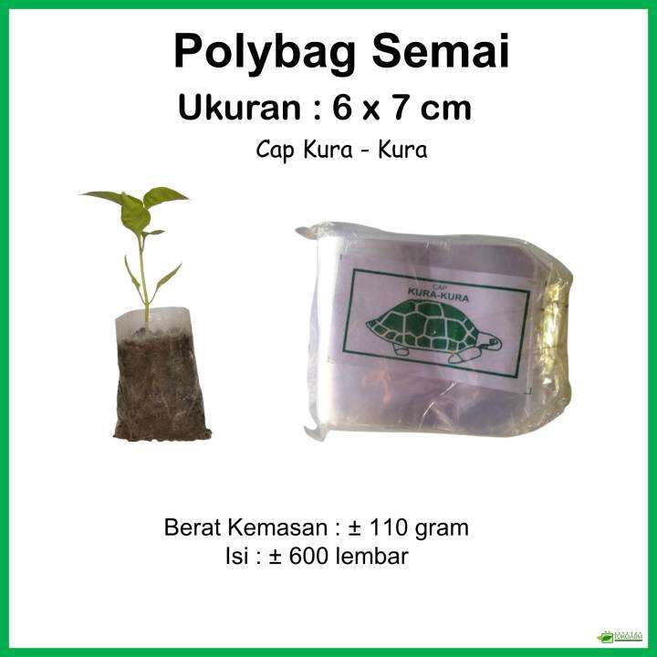 Plastik Polybag Polibag Semai Bening Ukuran 6x7 cm | Lazada Indonesia
