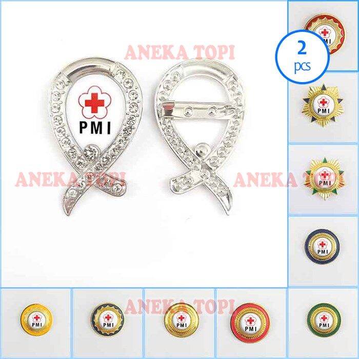 Pin Logo PMI Pin PMI Pin Bros Logo Palang Merah Indonesia Model Premium ...