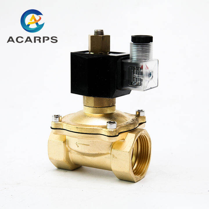 1/4" 1/2" 3/4" 1" 2" Brass Normally Open Water Solenoid Valve Waterproof 220V 24V 12V 110V 380V ...