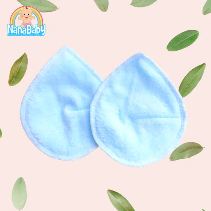 NanaBaby แผ่นซับน้ำนมซักได้ รุ่นใหม่ 2022 ซึมซับได้เยอะ พร้อมชั้นกันน้ำซึมออก | Lazada.co.th