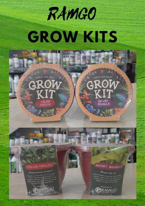 Ramgo Grow Kit - Rocket Aragula & Italian Parsley | Lazada PH