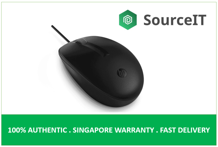 HP 125 Wired Mouse P/N: 265A9AA - 1 Year Local Warranty | Lazada Singapore