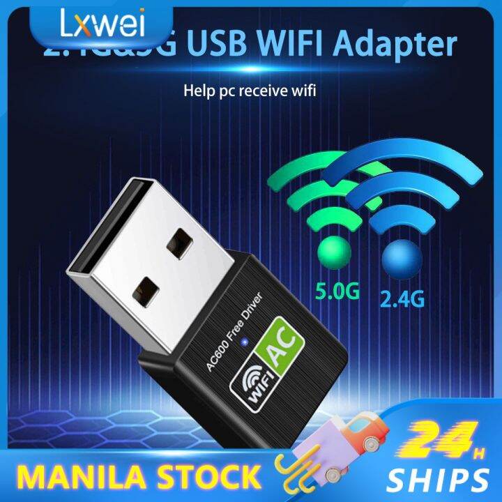 【Local Stock】Wireless Wifi Adapter 2 In 1 Adapter Wifi Adapter 600mbps ...