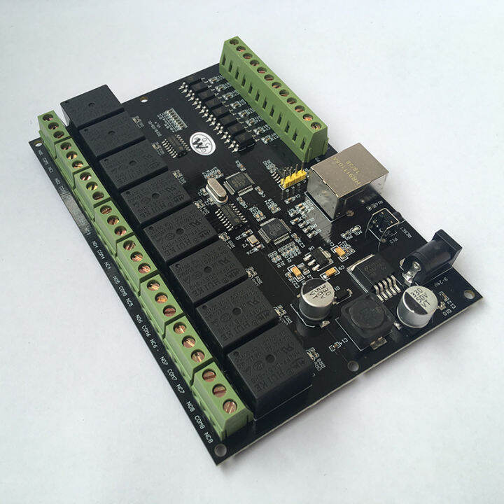 8-way network relay switch controller Ethernet TCP/IP relay MODBUS TCP KingView PLC | Lazada PH